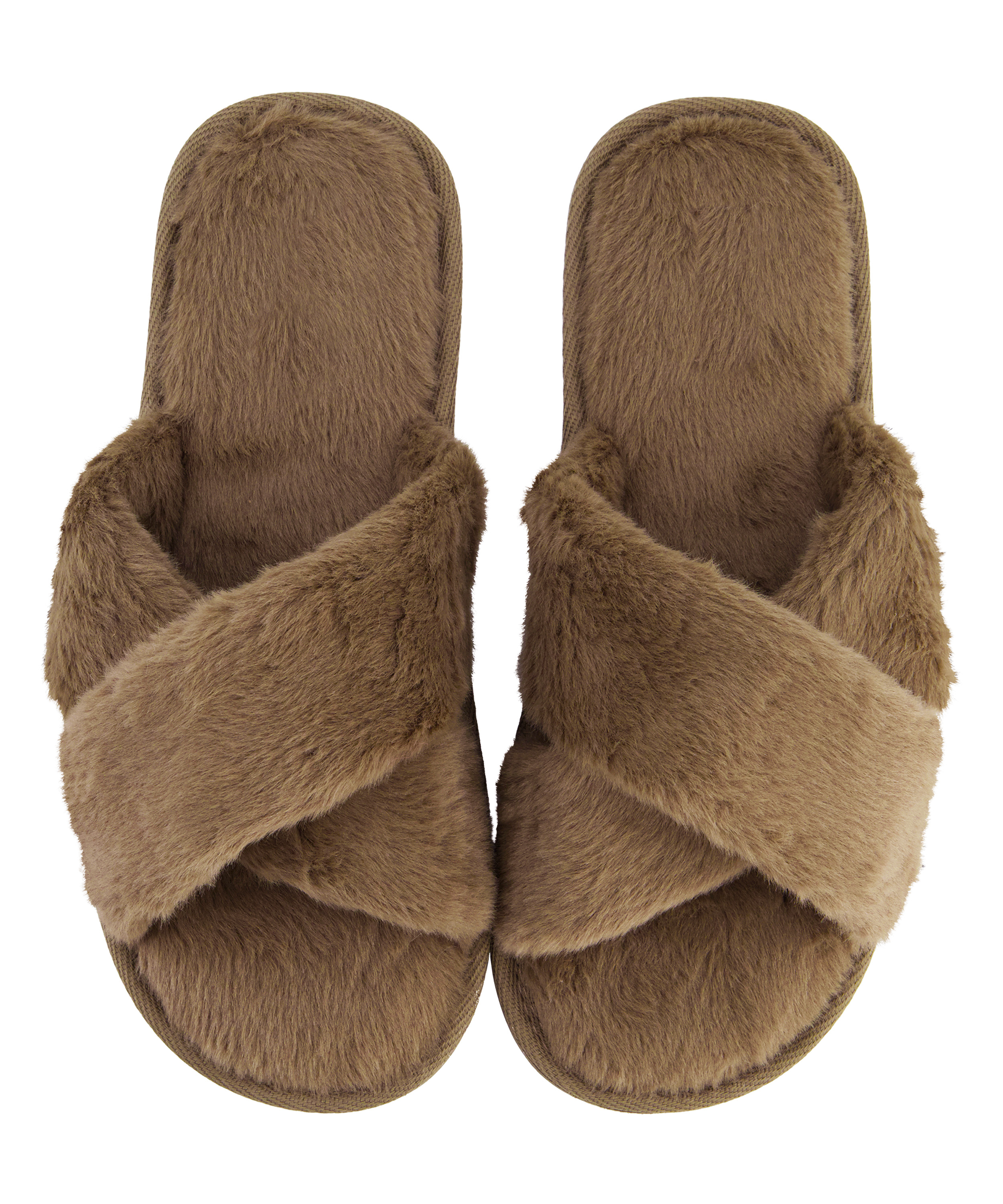 Hjemmesko Crossed Fake Fur - Hjemmesko - Hunkemöller